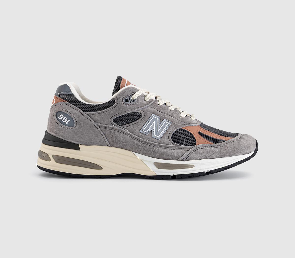 Click here for New Balance 991 Trainers Elephant Skin Cork Dark G... prices