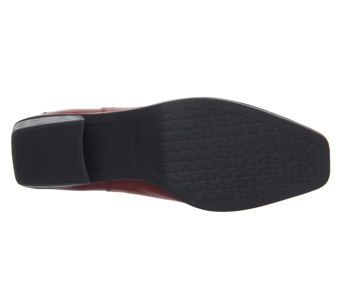 Vagabond Shoemakers Simone Cowboy Boots Red - Women's Ankle Boots