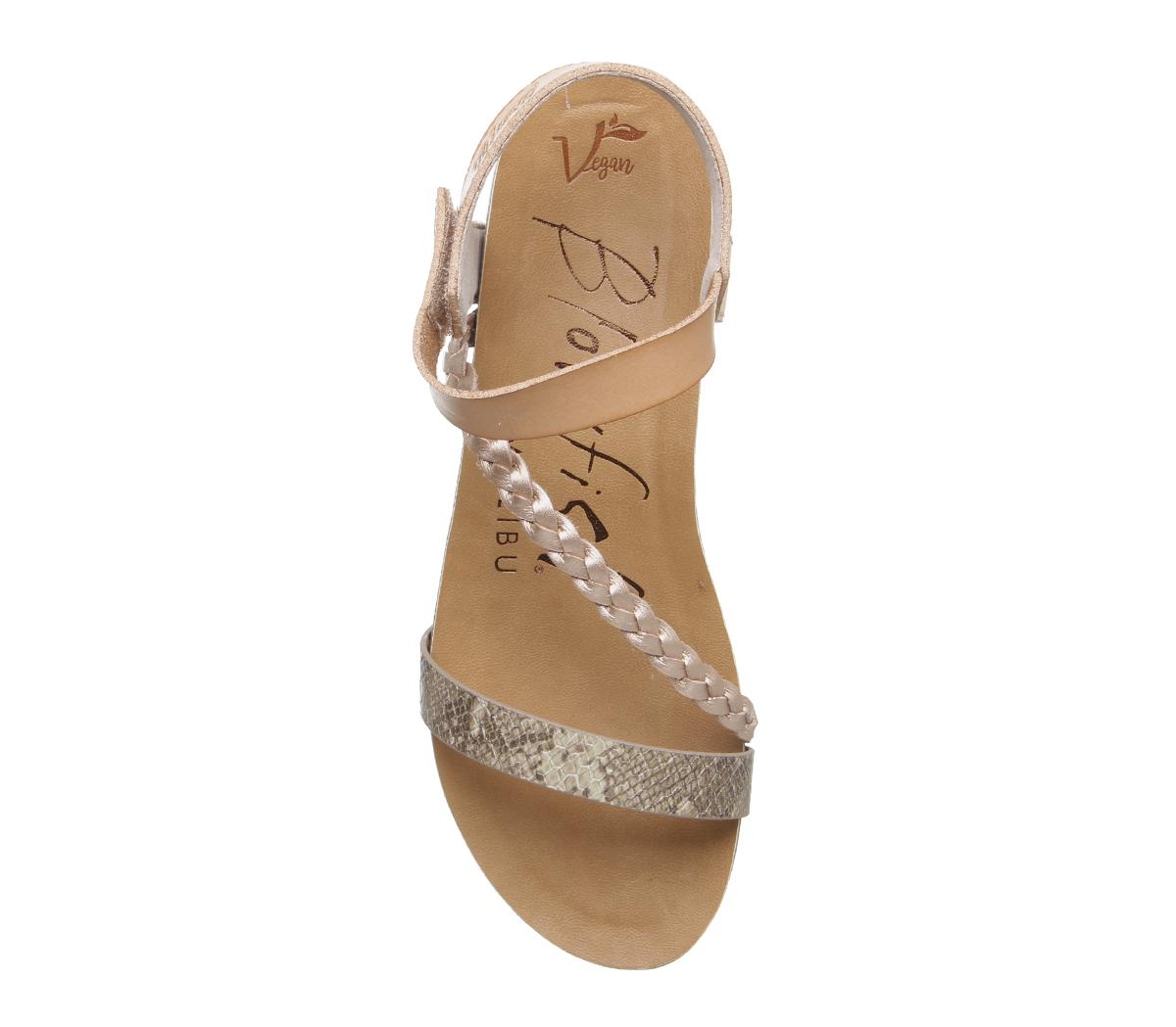 Blowfish Malibu Goya Sandals Desert Rose Mirage Rose Pearl Nude Pearl ...