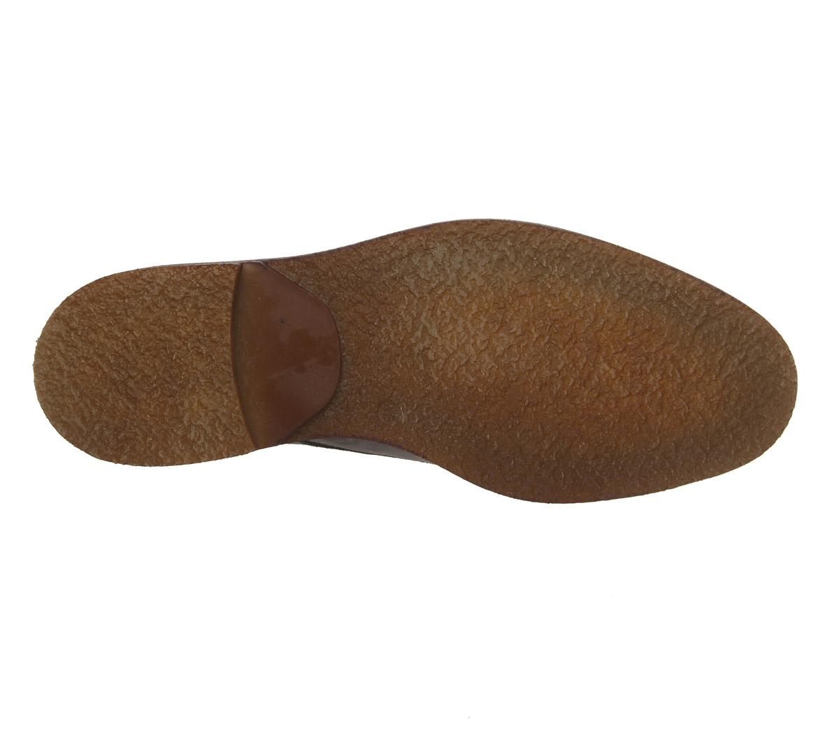 OFFICE Locked Derby Shoes Grey Suede - Men's Casual Shoes