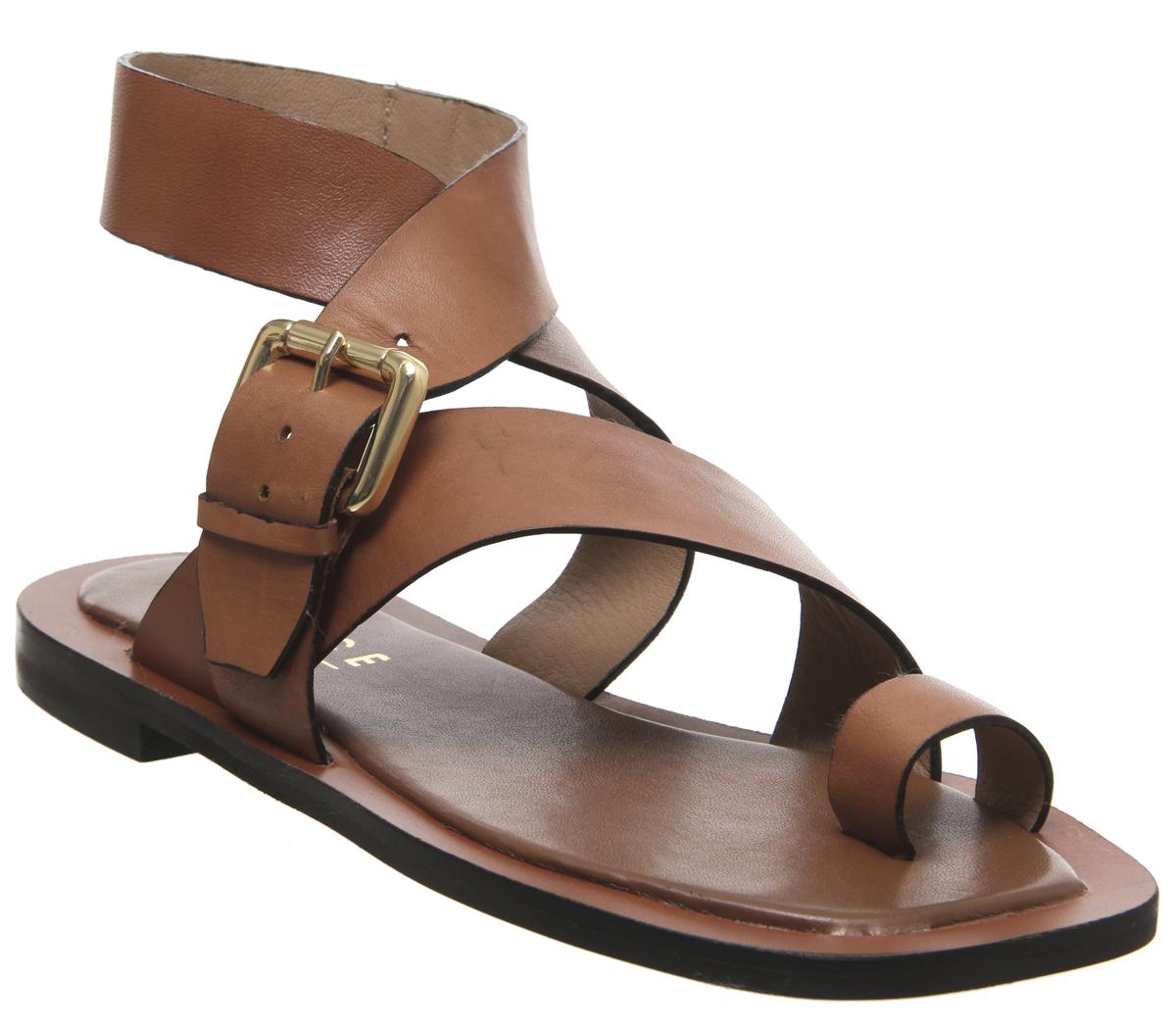 OFFICE Serenity Sandals Tan Leather - Women’s Sandals