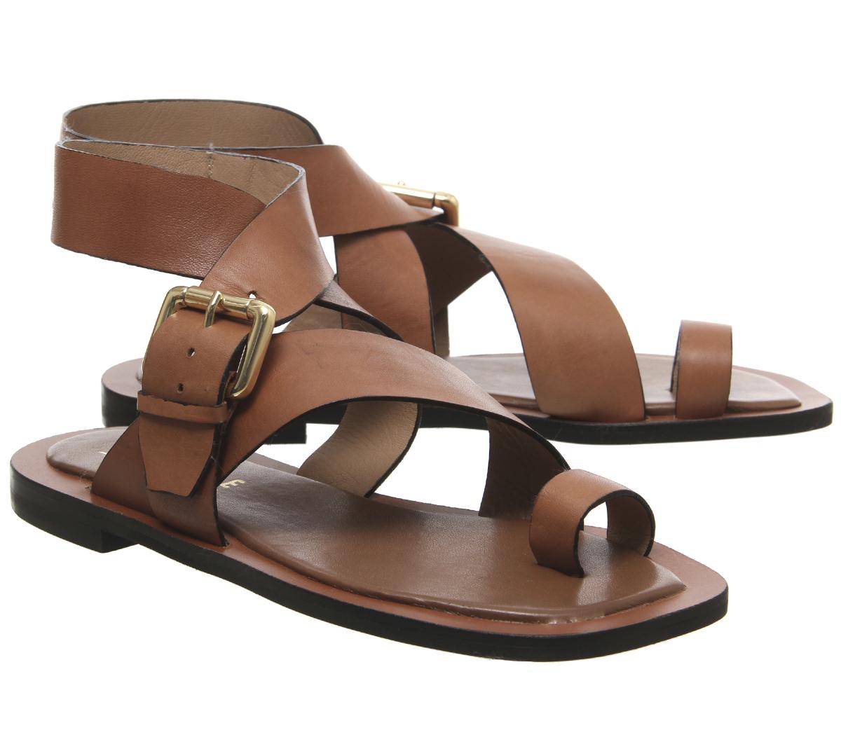 OFFICE Serenity Sandals Tan Leather - Women’s Sandals