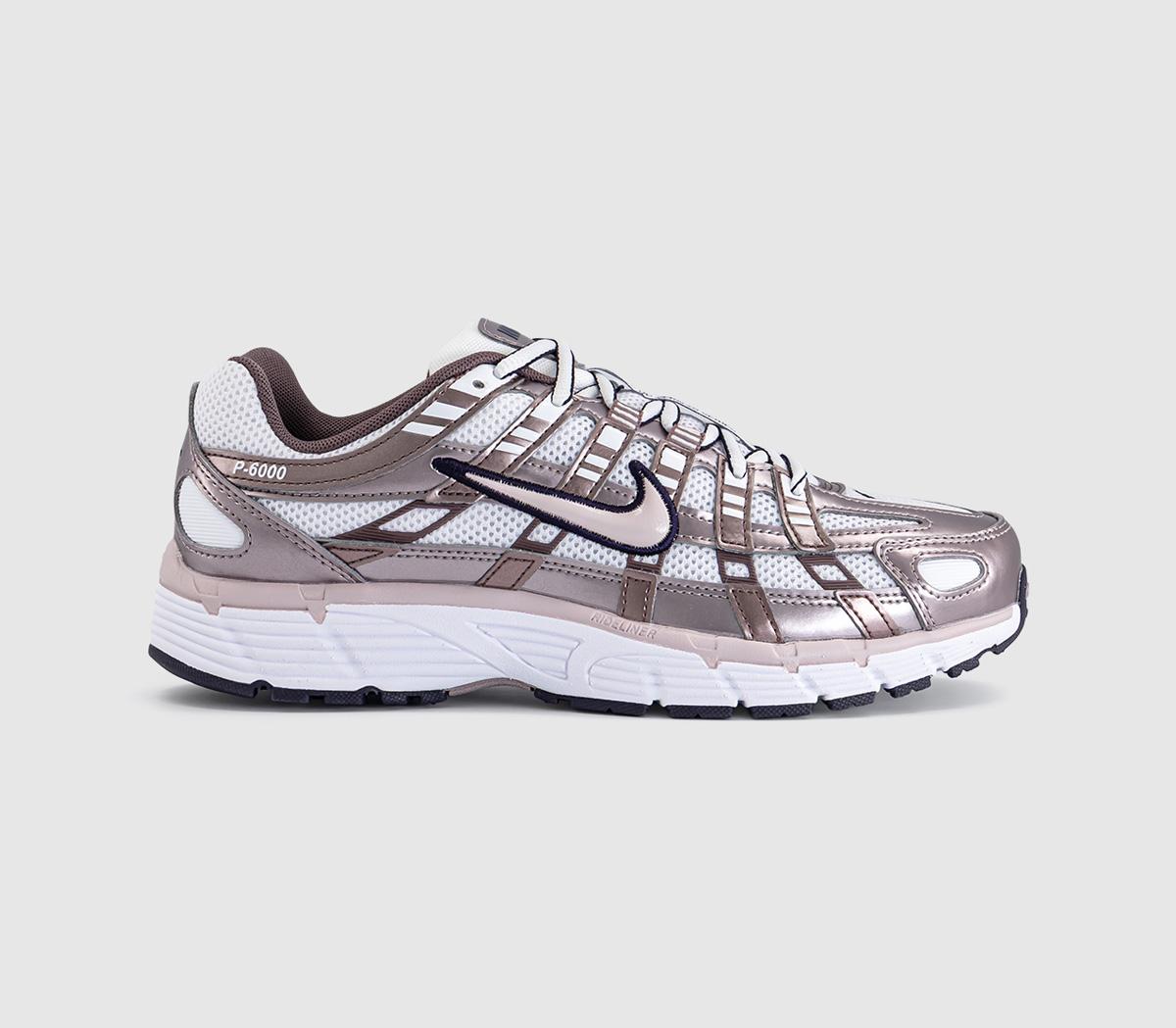 Click here for Nike Womens P-6000 Trainers White Purple Dynasty L... prices