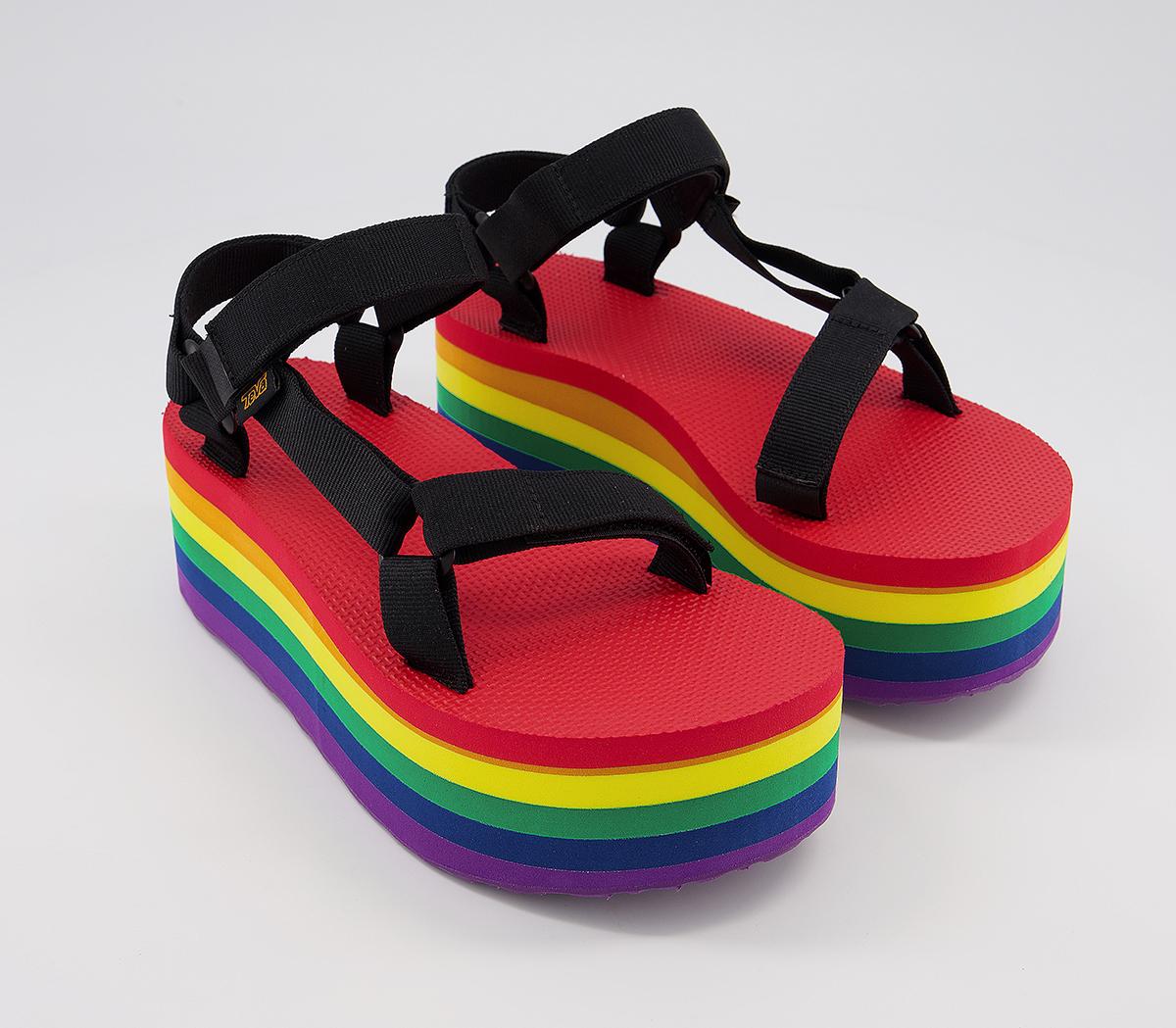 Teva Flatform Universal Sandals Pride Rainbow - Women’s Sandals