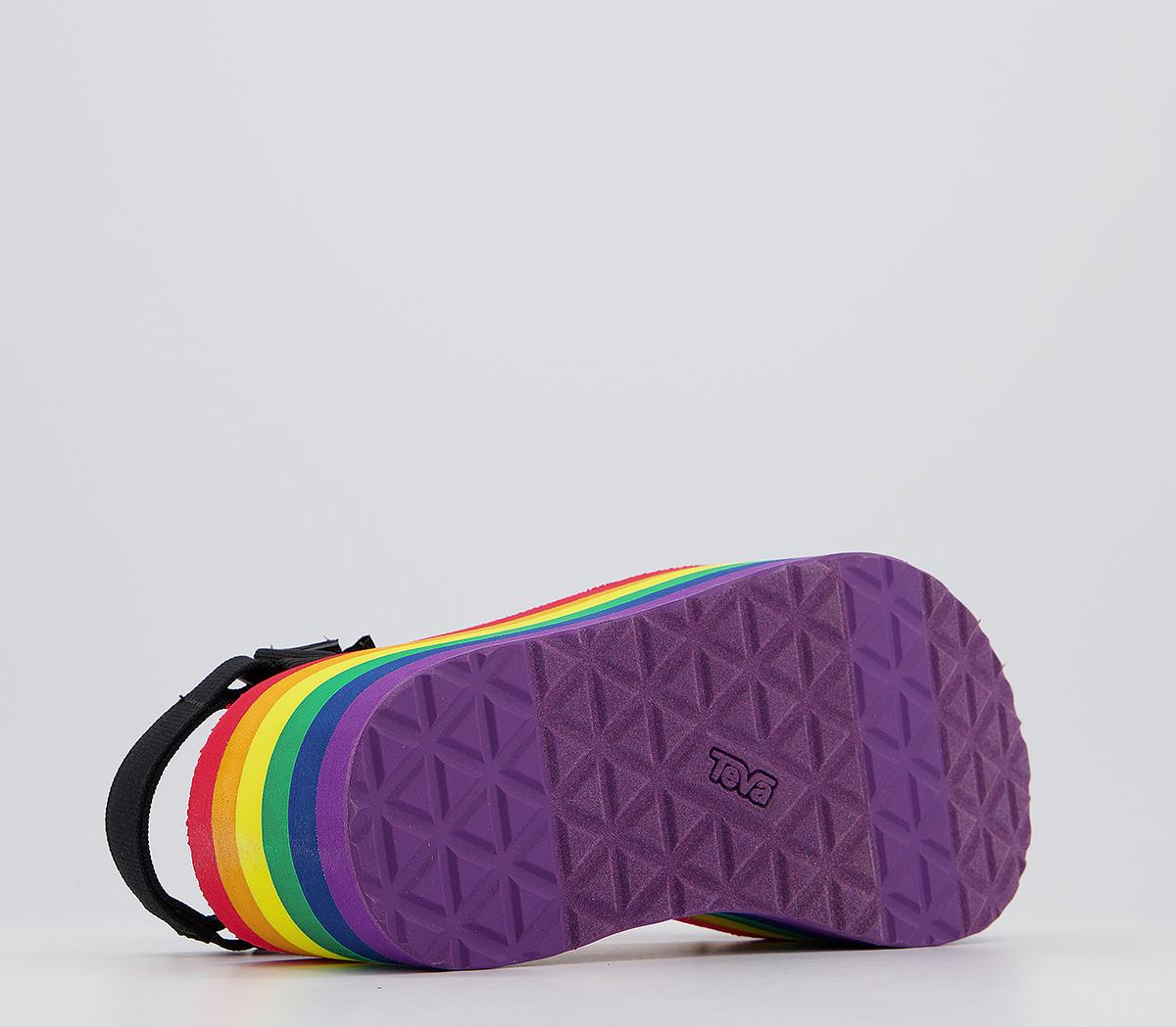 Teva Flatform Universal Sandals Pride Rainbow - Women’s Sandals