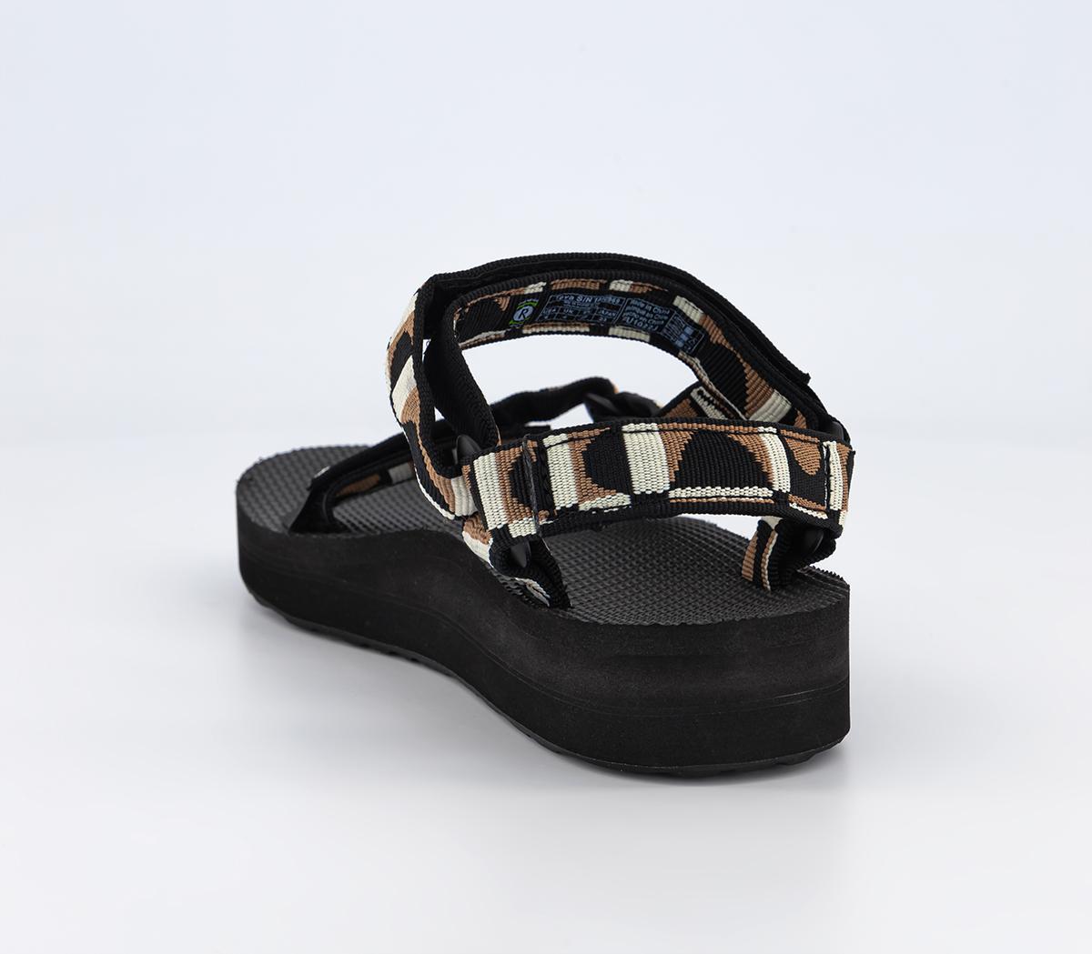 Teva Midform Universal Sandals Bounce Black Lion - Women’s Sandals