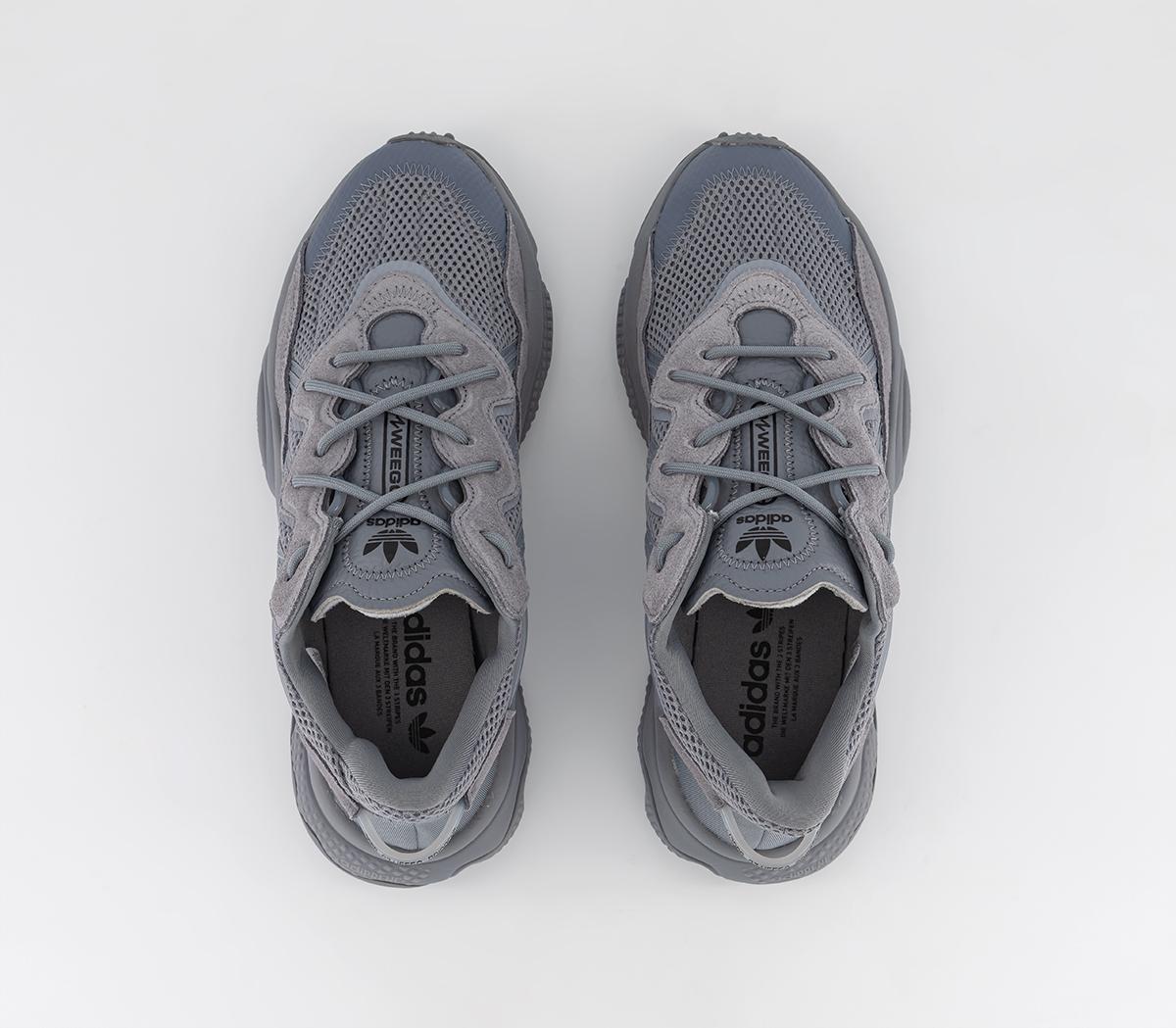 adidas Ozweego Trainers Grey Grey Core Black - Unisex Sports