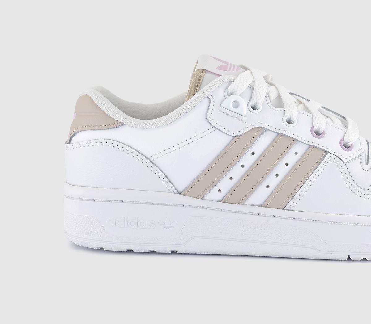 adidas Rivalry Low Trainers White Wonder Beige Orchid Fusion - Women's ...