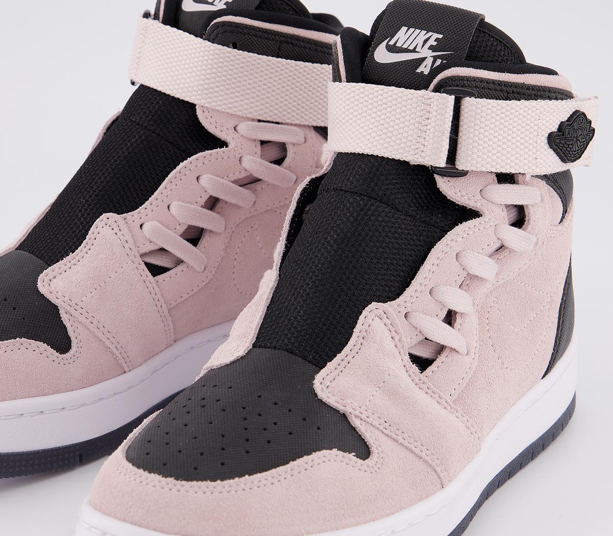Jordan Air Jordan 1 Nova Xx Trainers Barely Rose Black White F - Women ...