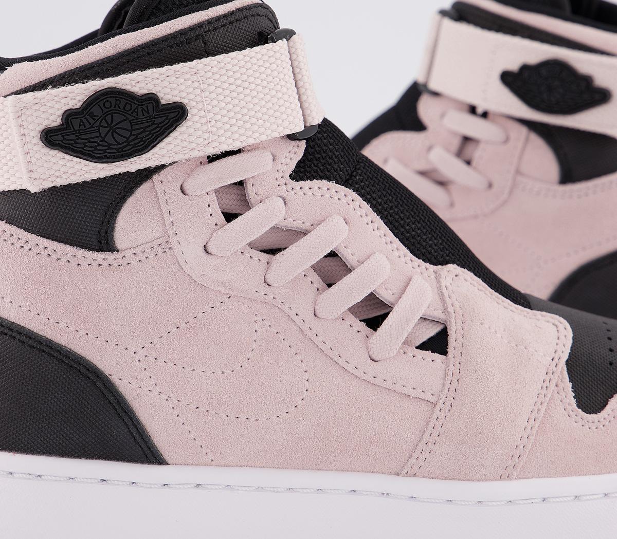 Jordan Air Jordan 1 Nova Xx Trainers Barely Rose Black White F - Women ...