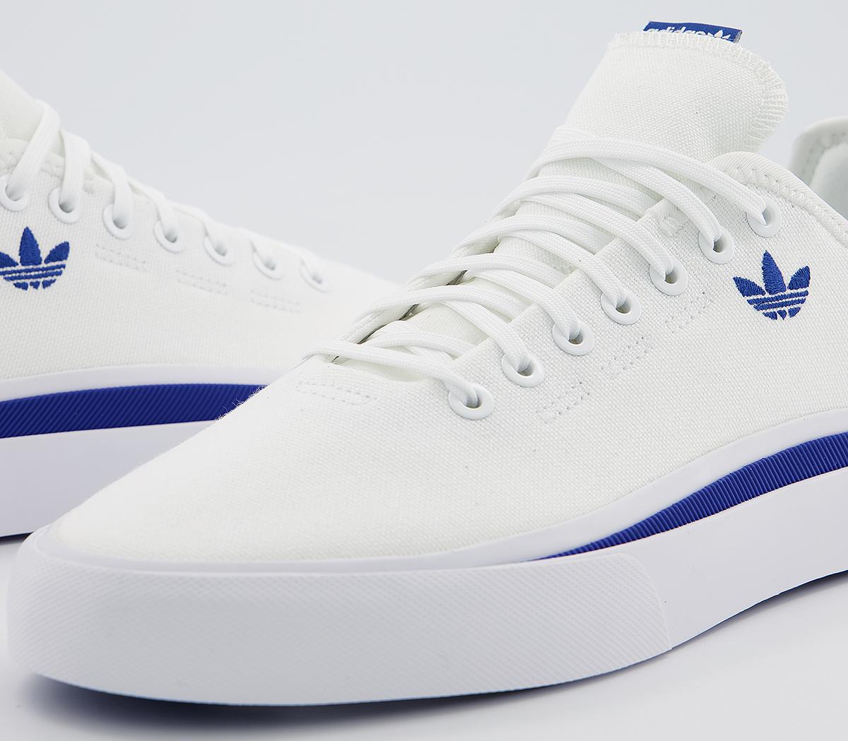 adidas Sabalo Trainers White White Team Royal Blue - Unisex Sports