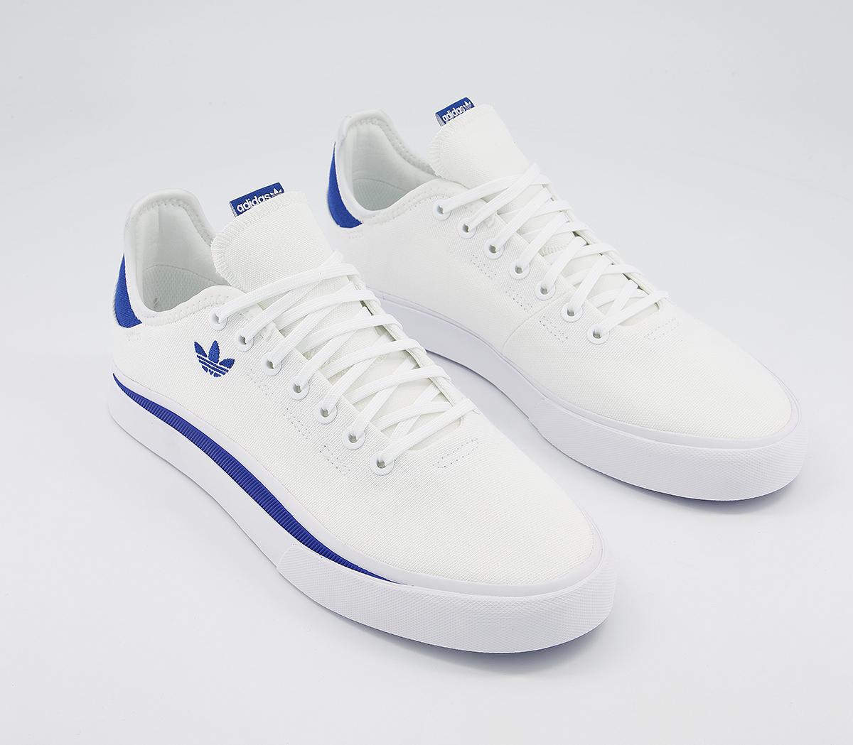 adidas Sabalo Trainers White White Team Royal Blue - Unisex Sports