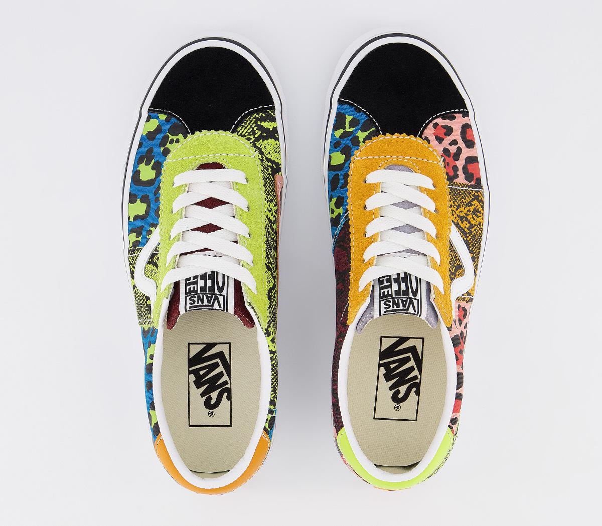 Vans Vans Sport Trainers Leopard Snake Patchwork - Women's Trainers