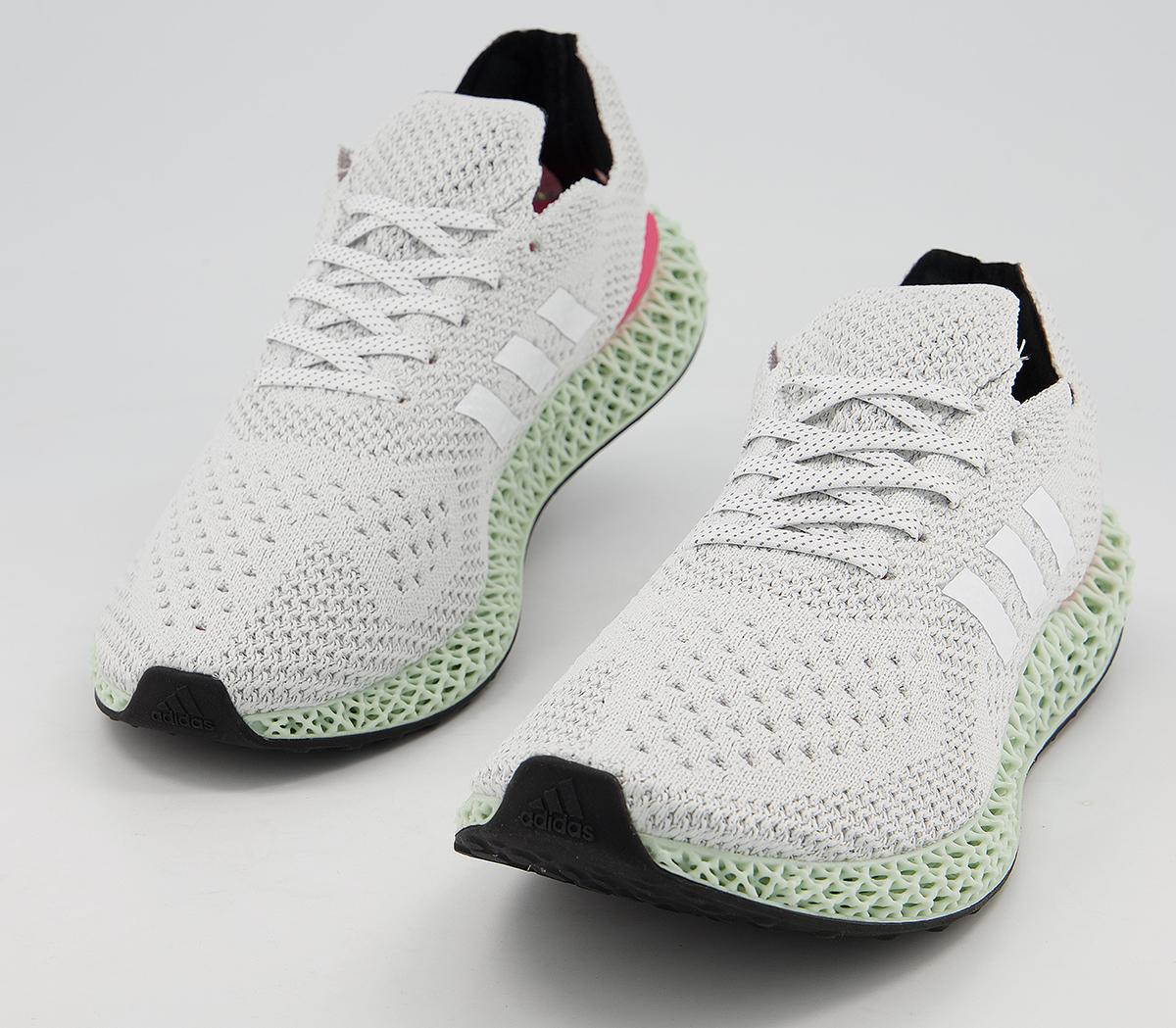 adidas 4d Runner Trainers White Pink - Unisex Sports