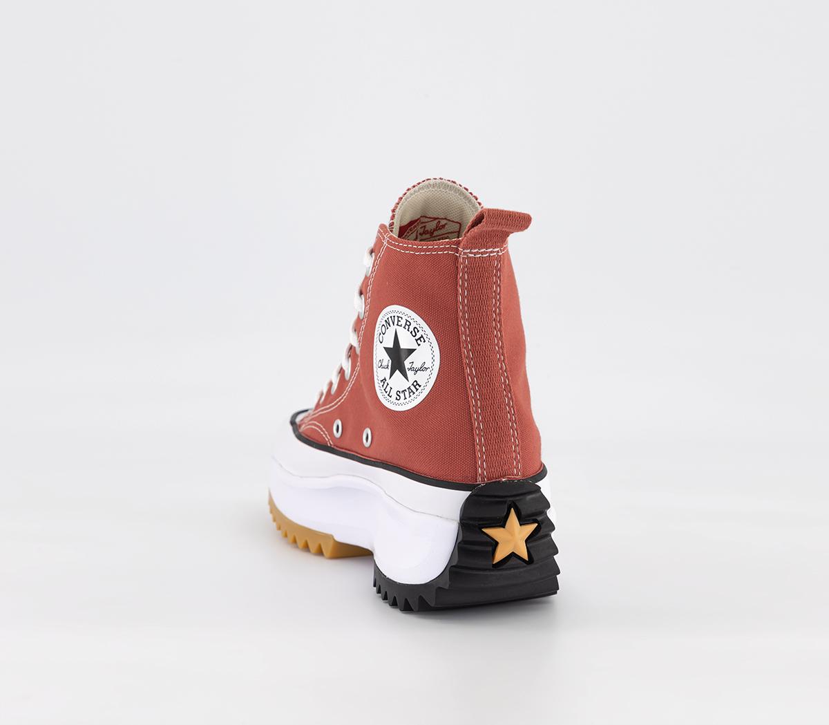 Converse Run Star Hike Platform Trainers Rhubarb Pie White Black ...