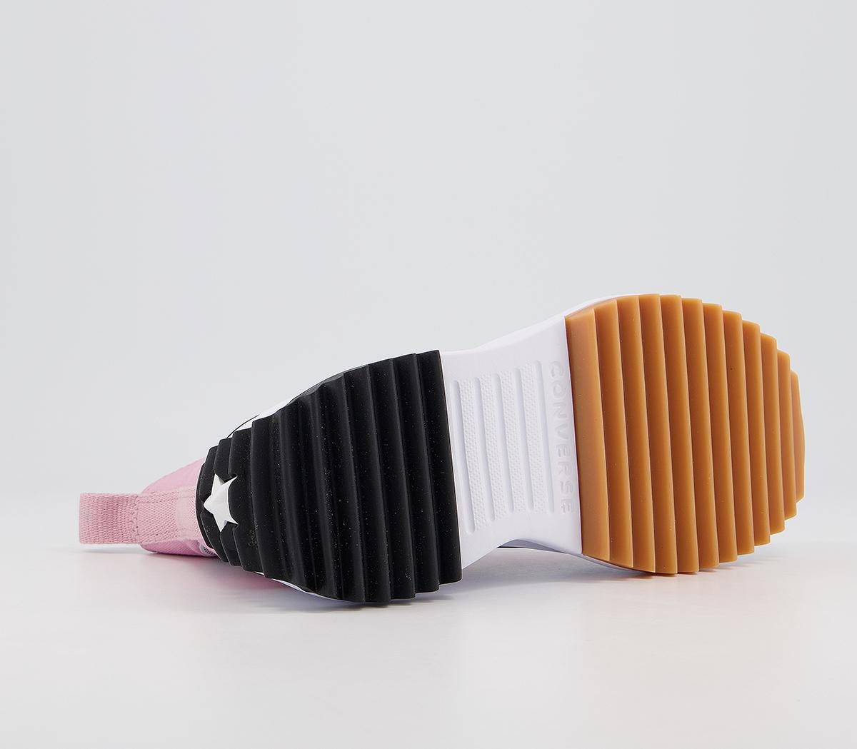 Converse Run Star Hike Trainers Lotus Pink White Black - Women's Trainers