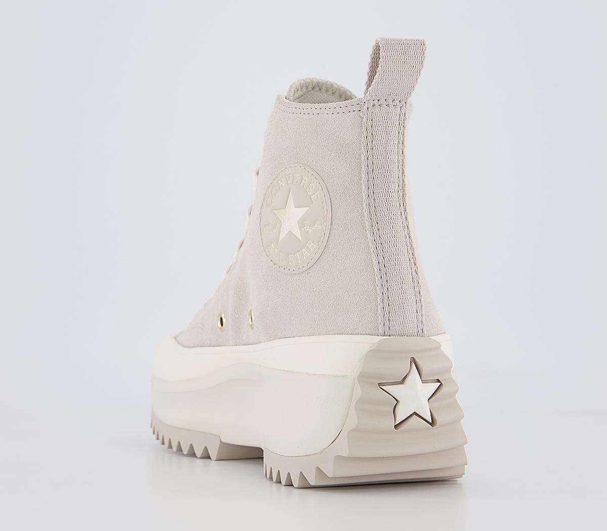 Converse Run Star Hike Platform Trainers Desert Sand Egret Egret ...