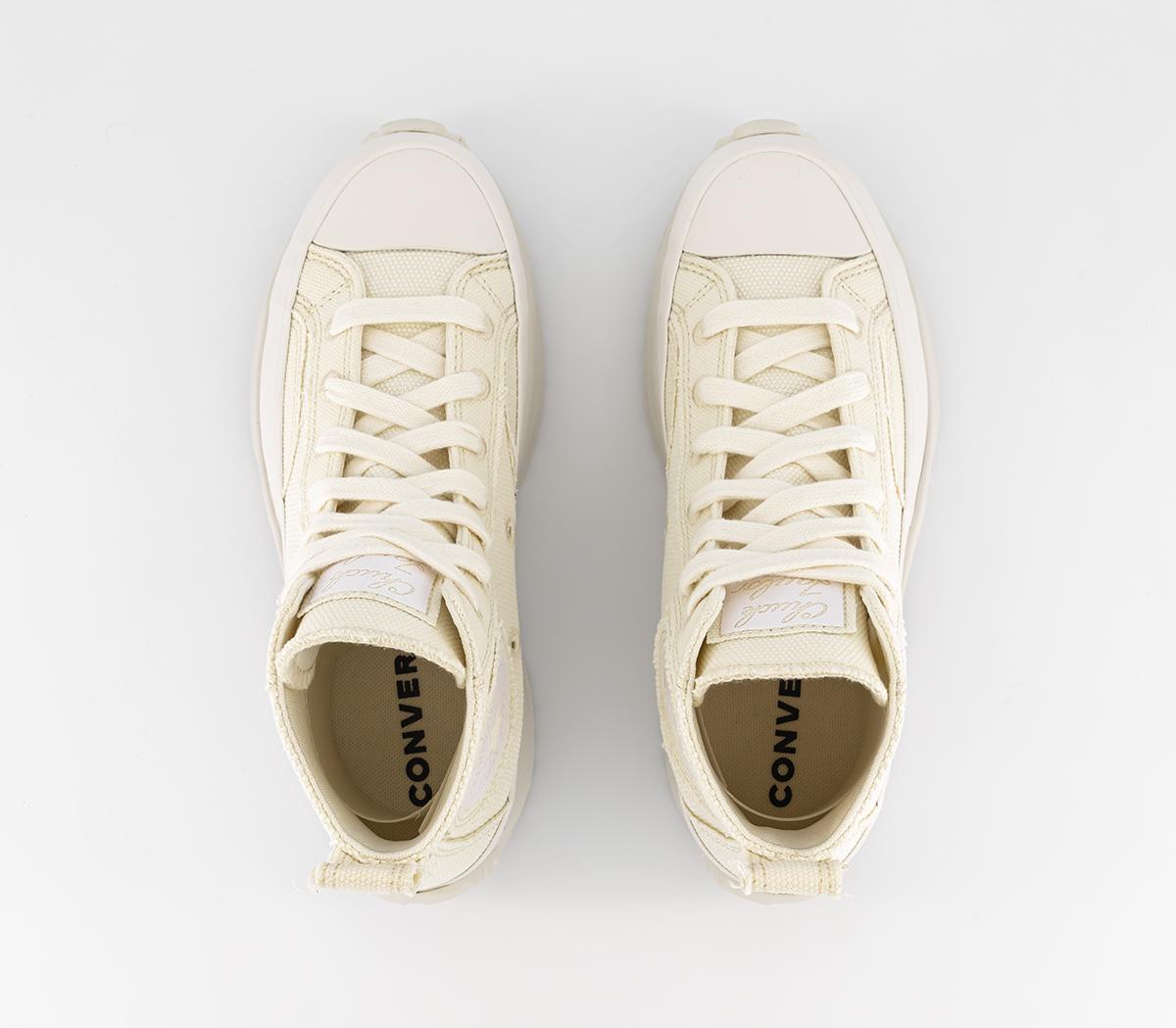 Converse Run Star Hike Platform Trainers Egret Natual Ivory Vintage ...