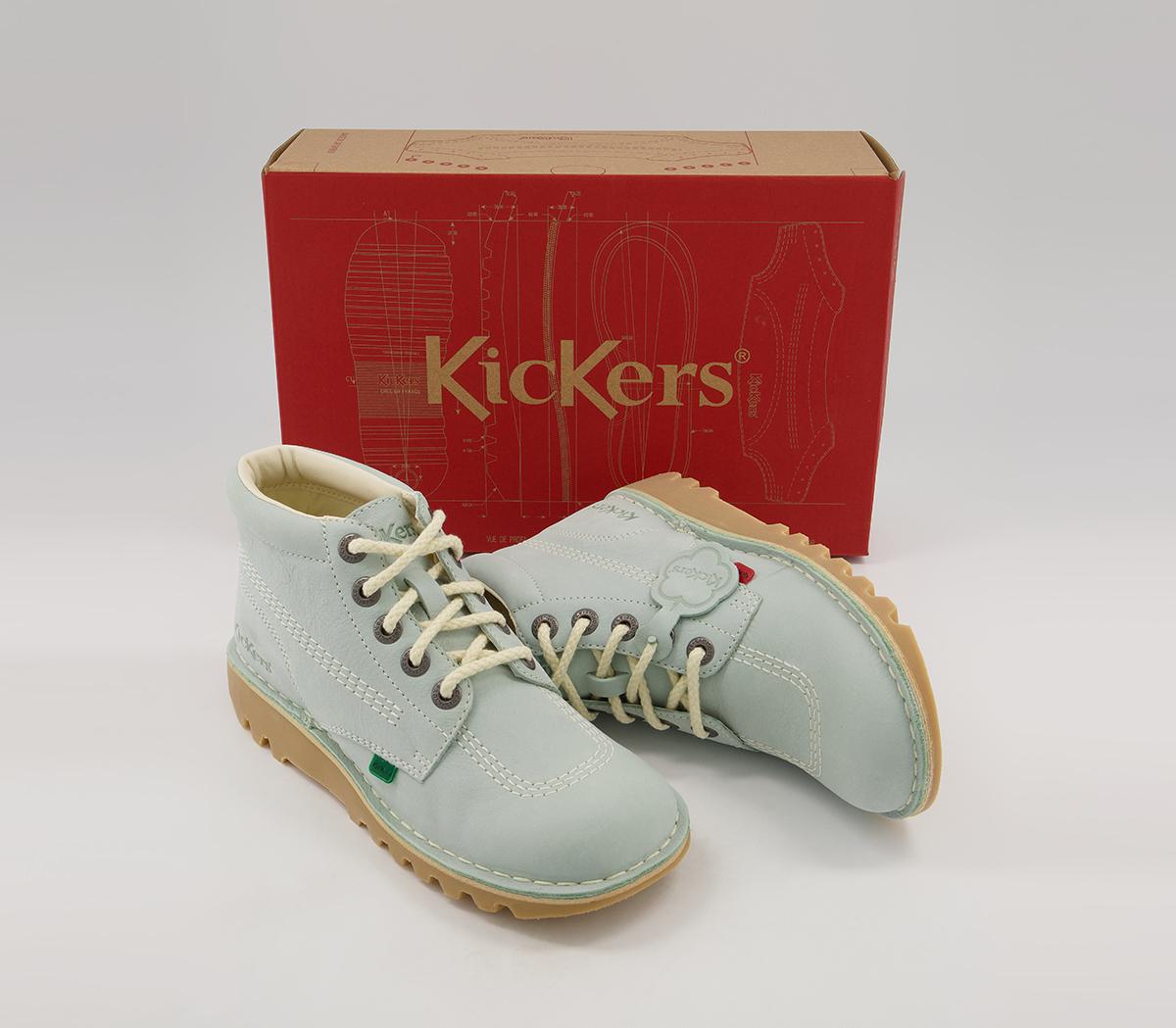 Kickers Kick Hi Boots Mint - Women's Boots