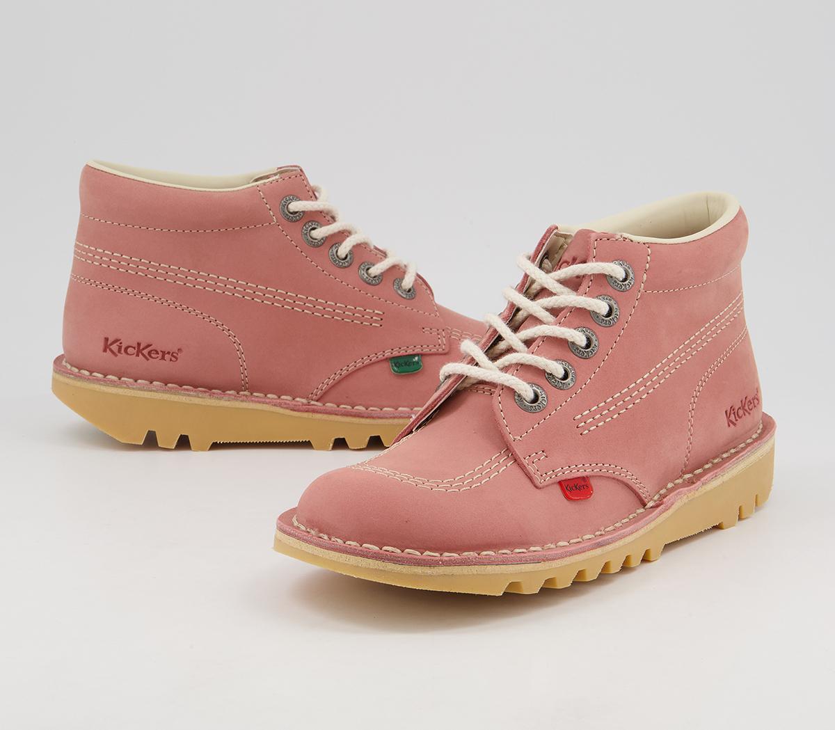 Kickers Kick Hi Boots Pink - Women's Boots