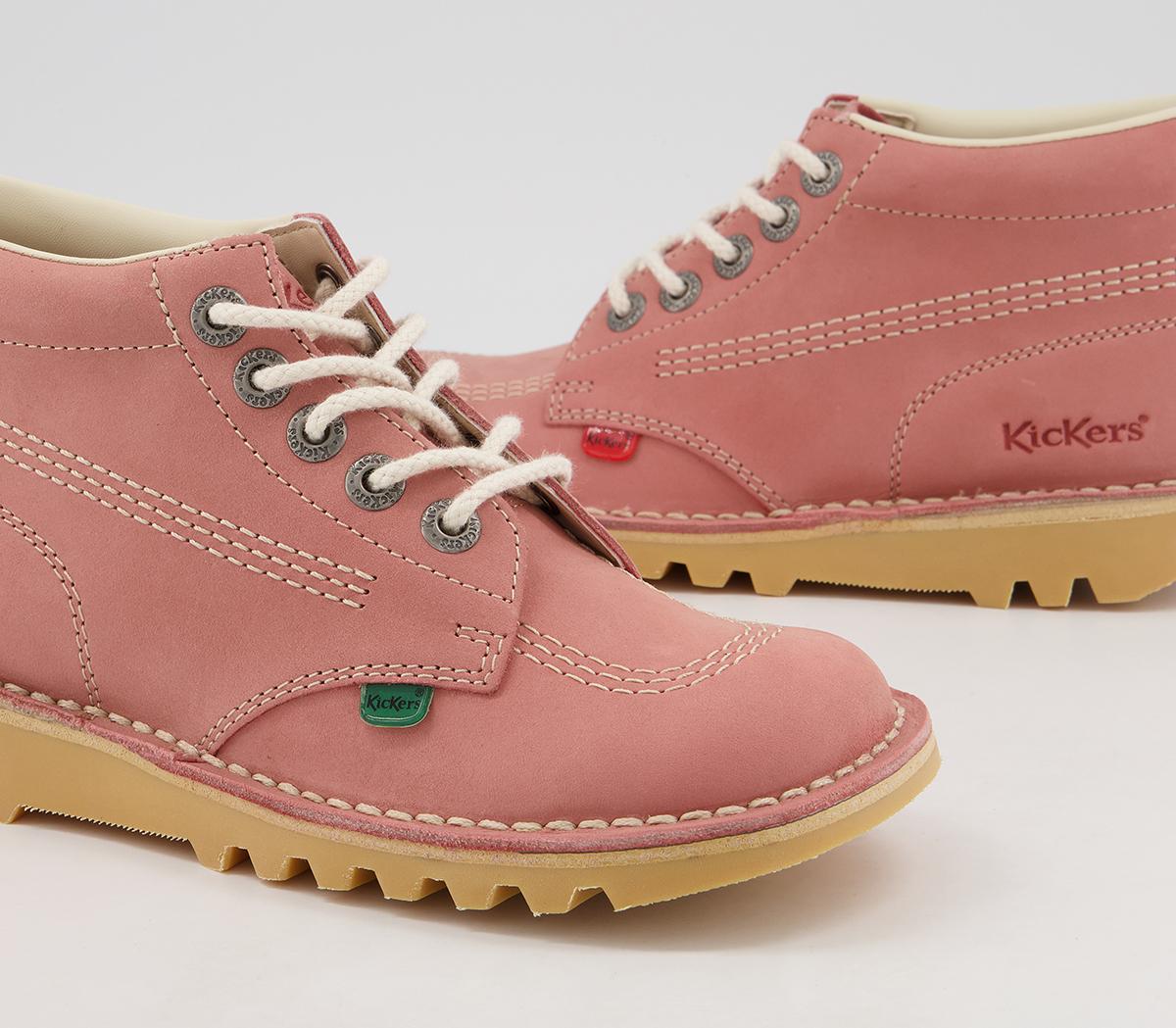 Kickers Kick Hi Boots Pink - Women's Boots