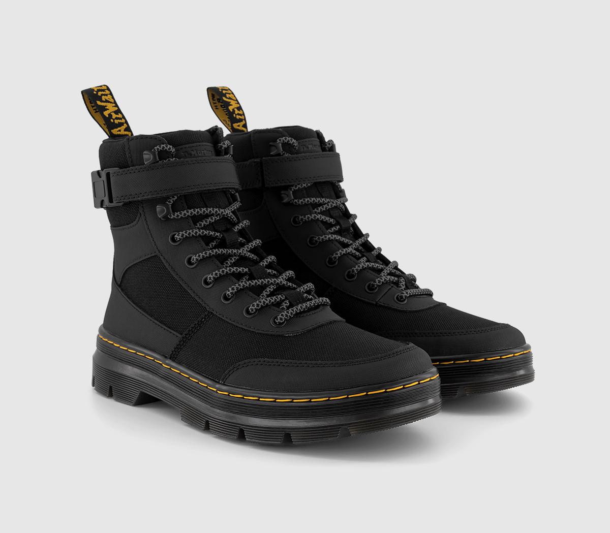 Dr. Martens Combs Tech Boots Black - Men’s Boots