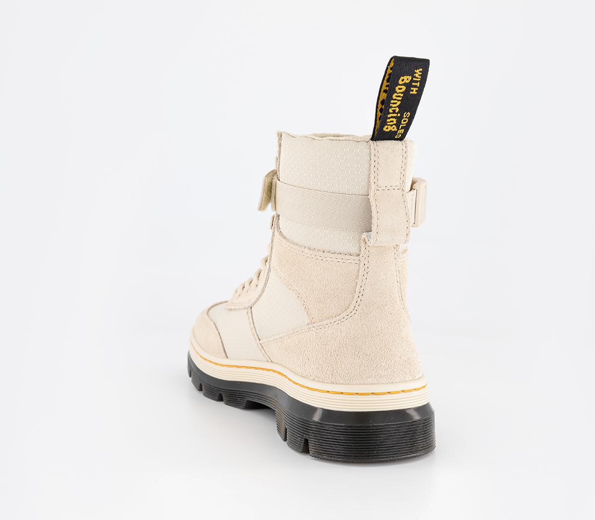 Dr. Martens Combs Tech Boots Parchment Beige - Men’s Boots