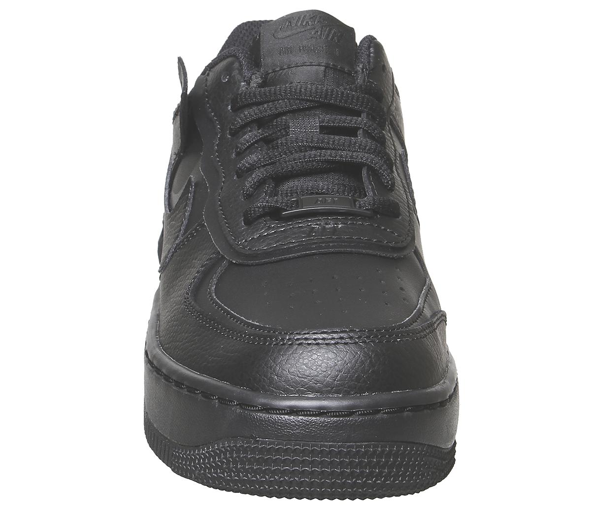Nike Air Force 1 Shadow Trainers Black - Women's Trainers