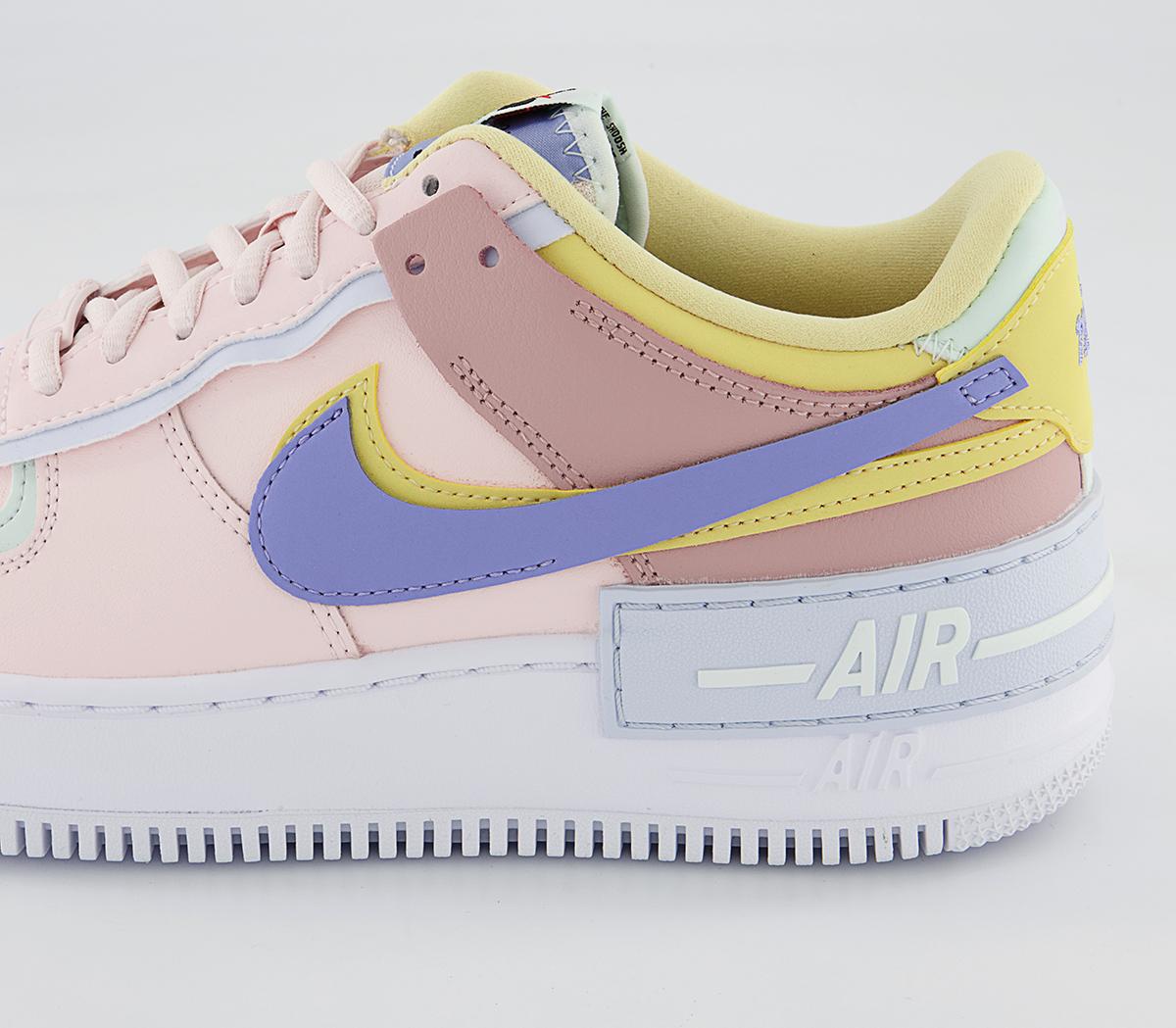 Nike Air Force 1 Shadow Trainers Light Soft Pink Light Thistle - Nike ...