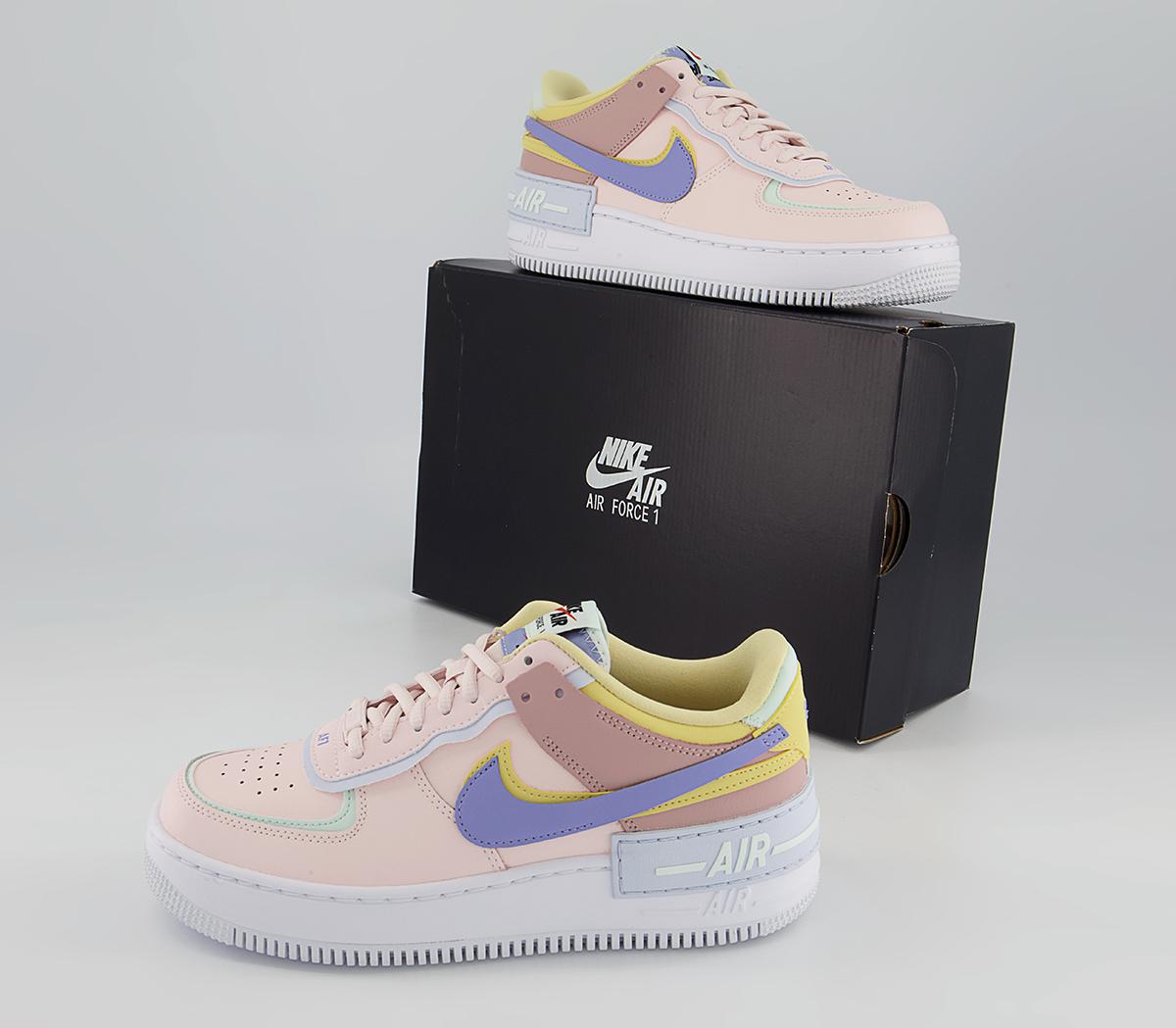 Nike Air Force 1 Shadow Trainers Light Soft Pink Light Thistle - Women ...