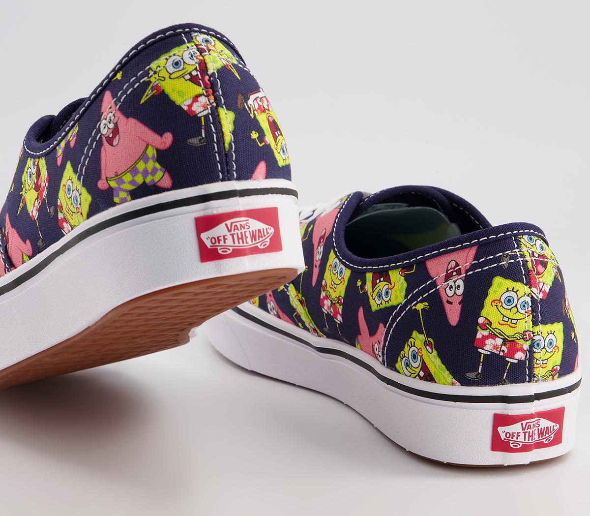 Vans ComfyCush Authentic Trainers Spongebob Alohabob - Women's Trainers