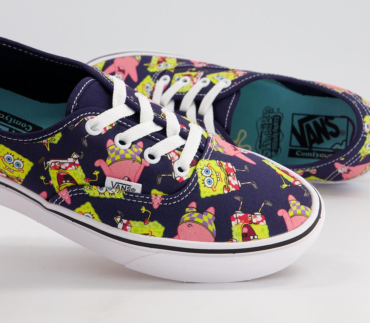 Vans ComfyCush Authentic Trainers Spongebob Alohabob - Women's Trainers