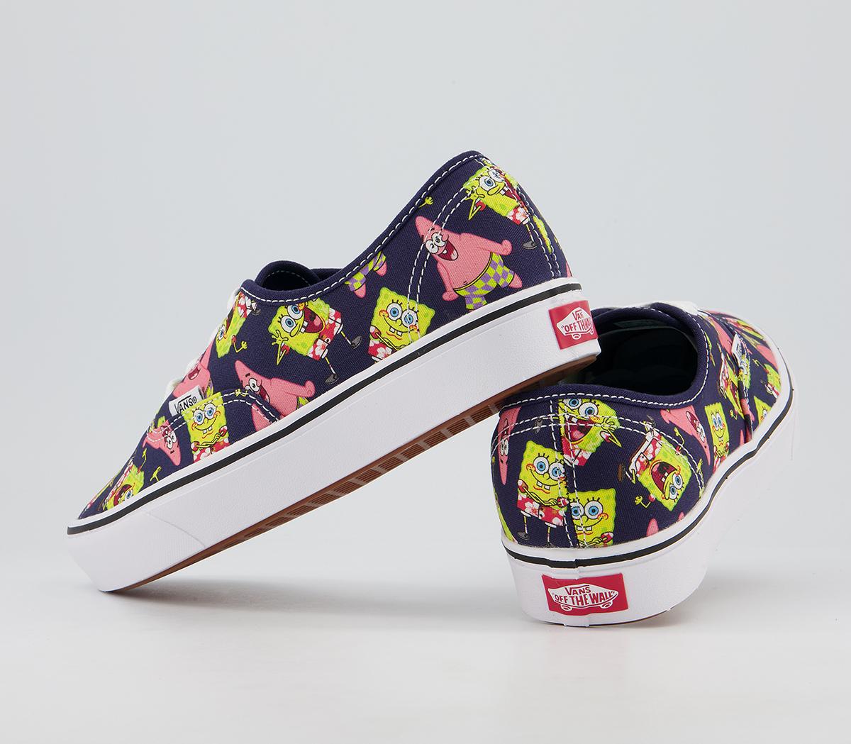 Vans ComfyCush Authentic Trainers Spongebob Alohabob - Women's Trainers