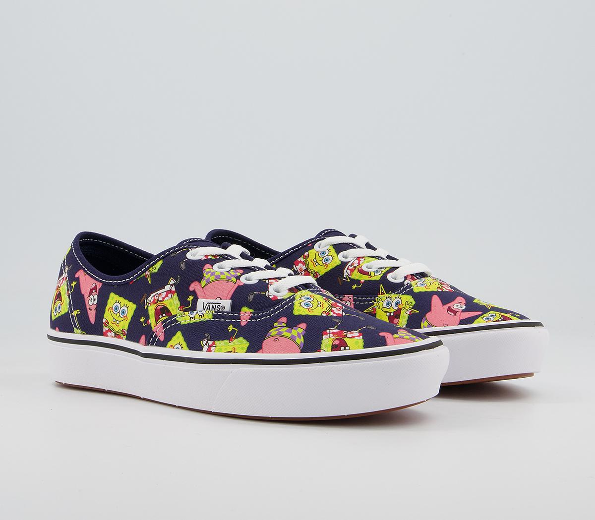 Vans ComfyCush Authentic Trainers Spongebob Alohabob - Women's Trainers