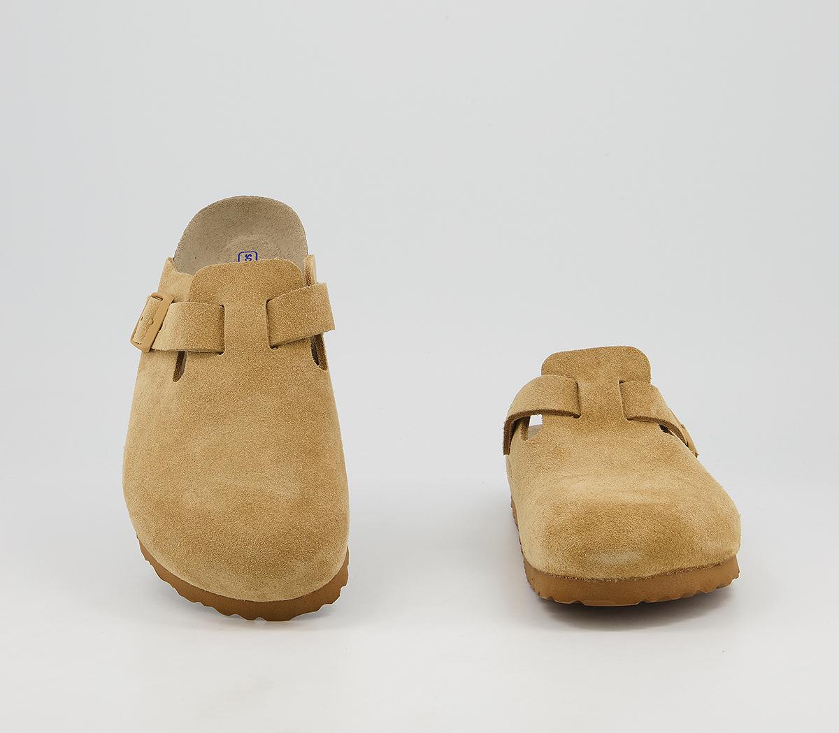 BIRKENSTOCK Boston Clogs Latte Cream - Flat Shoes for Women