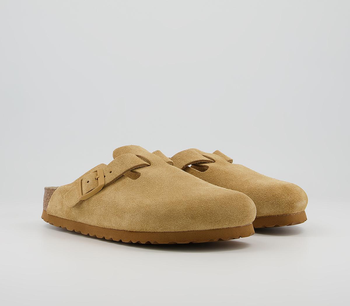 BIRKENSTOCK Boston Clogs Latte Cream - Flat Shoes for Women