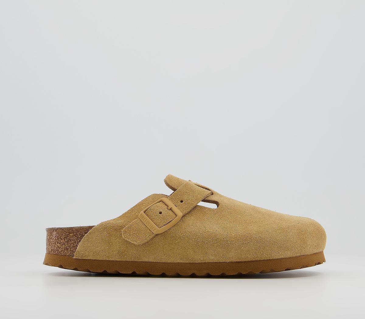 BIRKENSTOCK Boston Clogs Latte Cream - Flat Shoes for Women