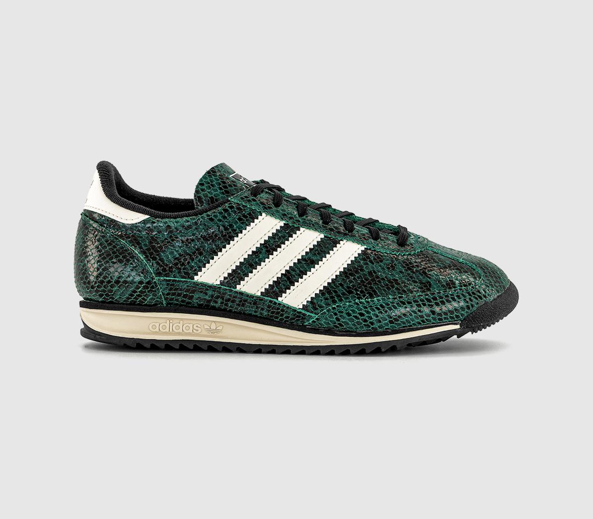 Click here for adidas Womens SL 72 Trainers White Collegiate Gree... prices