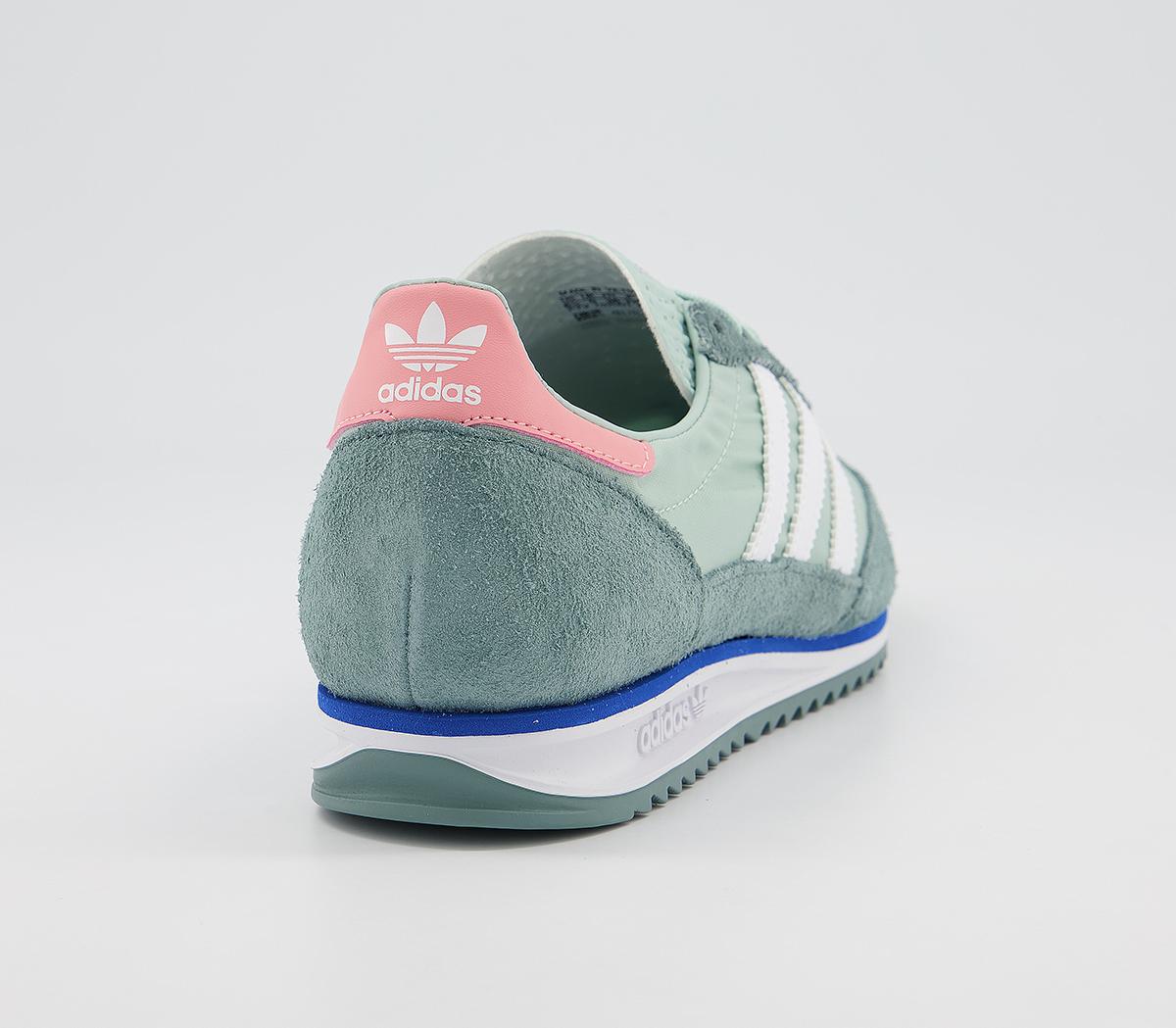 adidas Sl 72 Trainers Green Tint White Raw Green - Women's Trainers