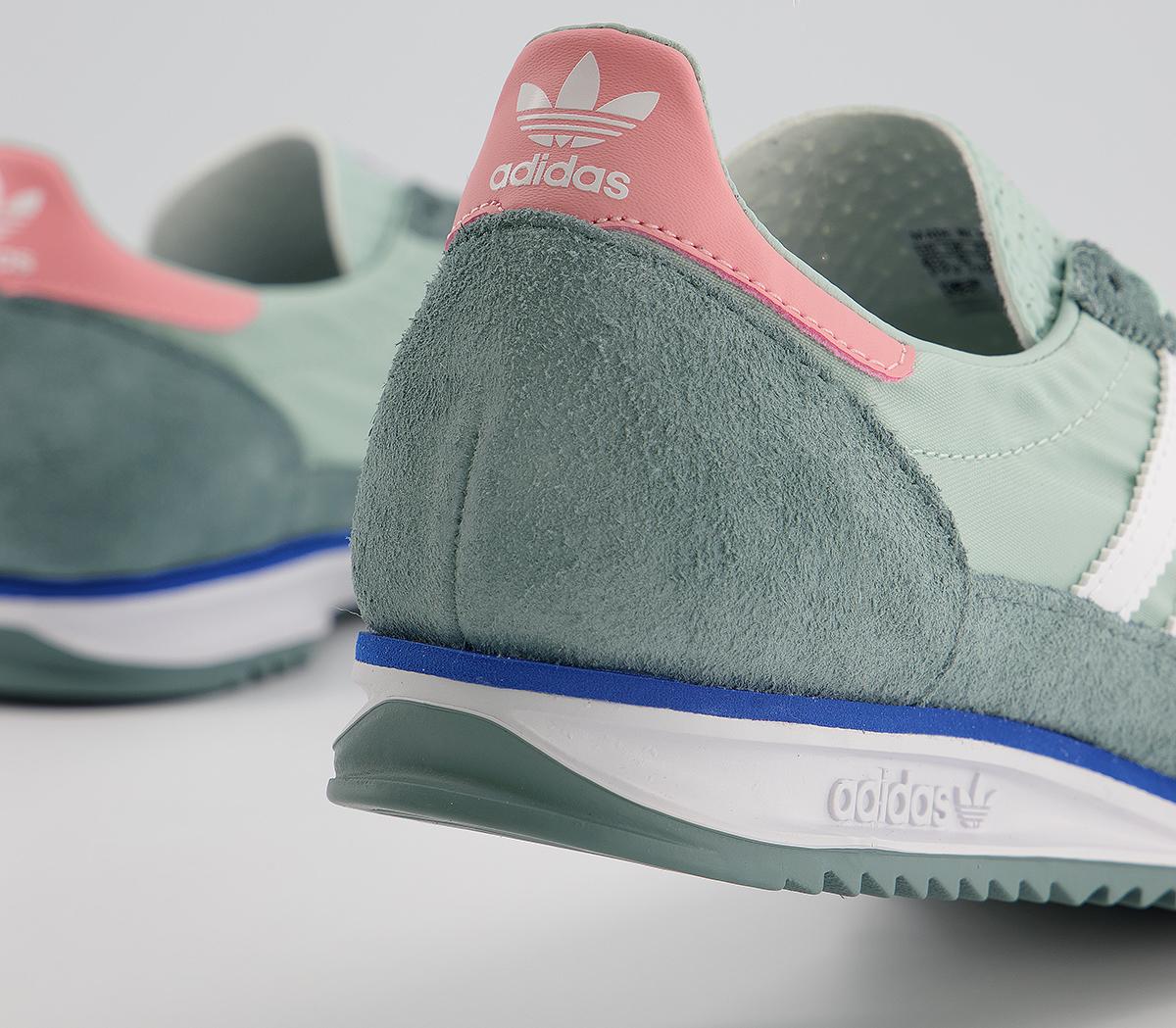 adidas Sl 72 Green Tint White Raw Green - Unisex Sports