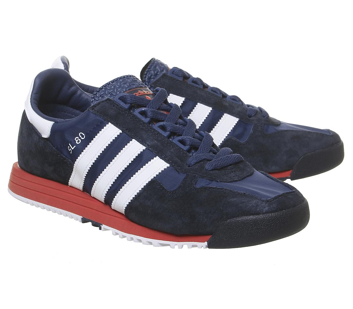 adidas Sl 80 Trainers Tech Indigo White Legend Ink - Junior