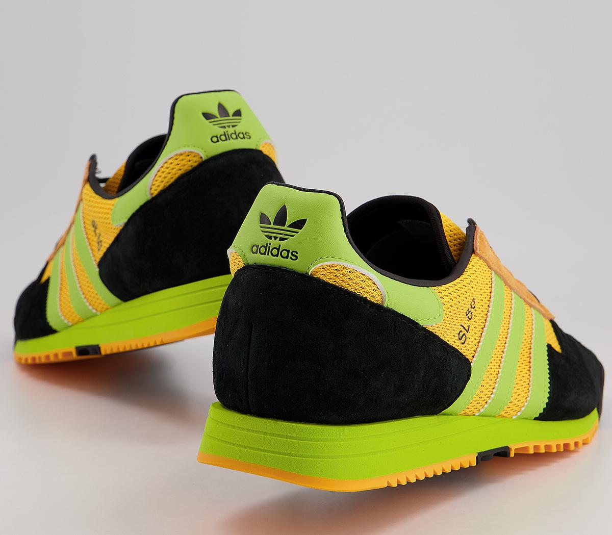 adidas Sl 80 Trainers Solar Gold Semi Solar Slime Core Black - Men's ...