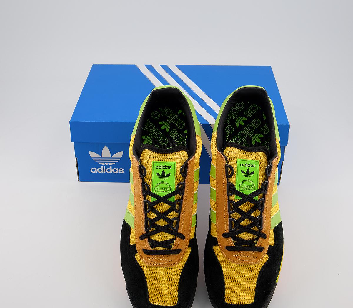 adidas Sl 80 Trainers Solar Gold Semi Solar Slime Core Black - Men's ...