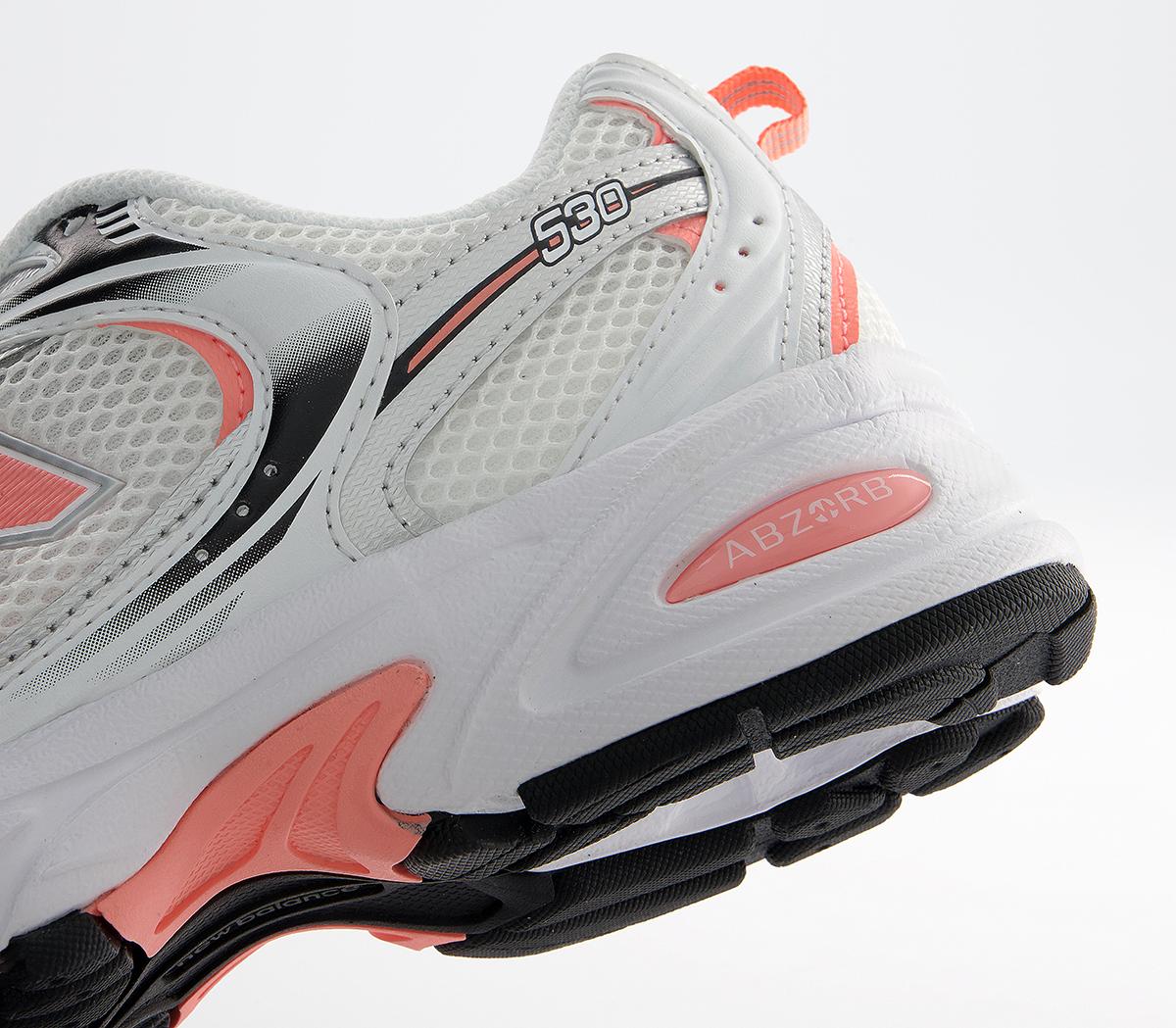 New Balance Mr530 Trainers White Pink - Unisex Sports