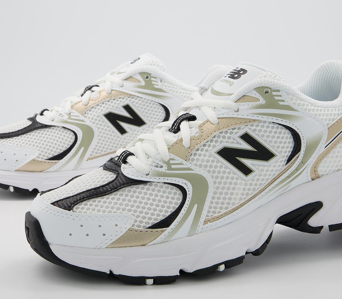 New Balance Mr530 Trainers White Gold - Unisex Sports
