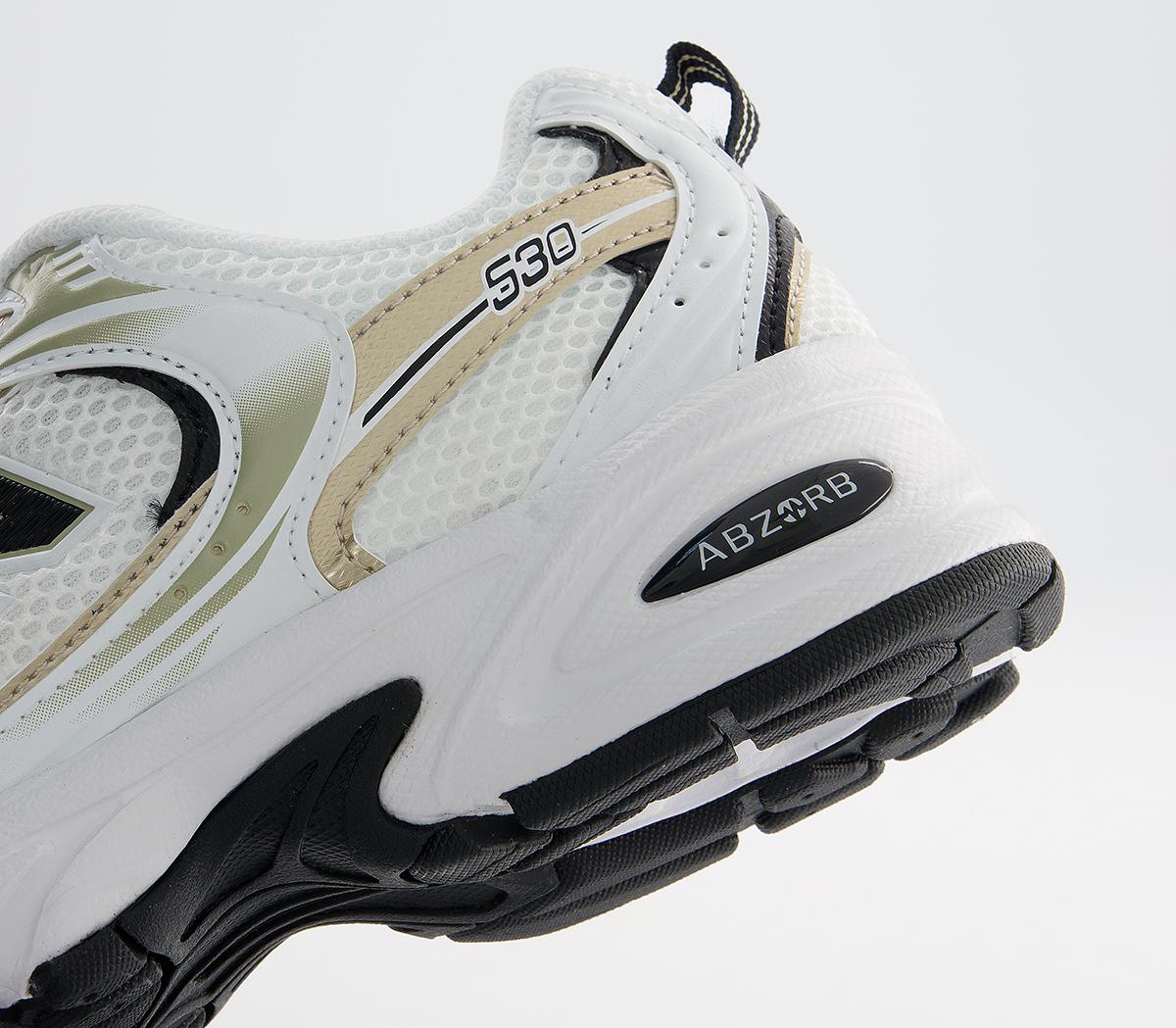 New Balance Mr530 Trainers White Gold - Unisex Sports