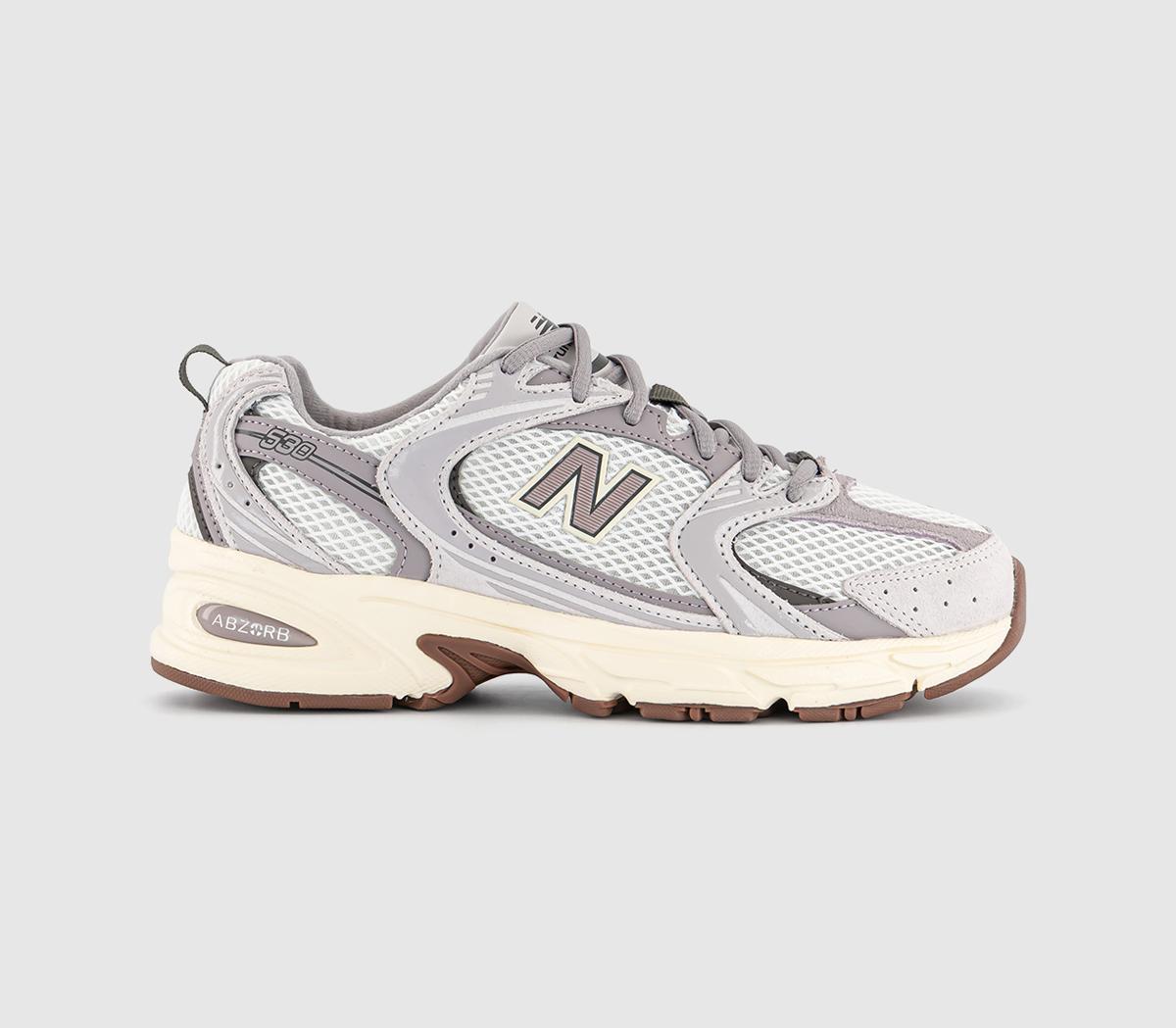Click here for New Balance 530 Trainers Grey Matter Truffle Salt... prices