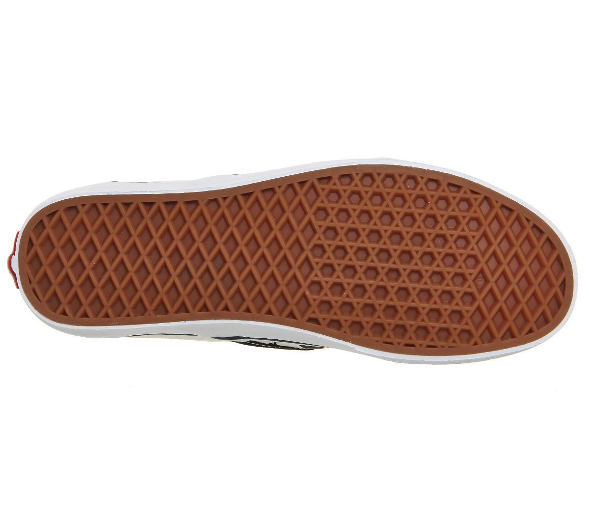 Vans Classic Slip On Flash Trainers Black White Checkerboard - Women's ...