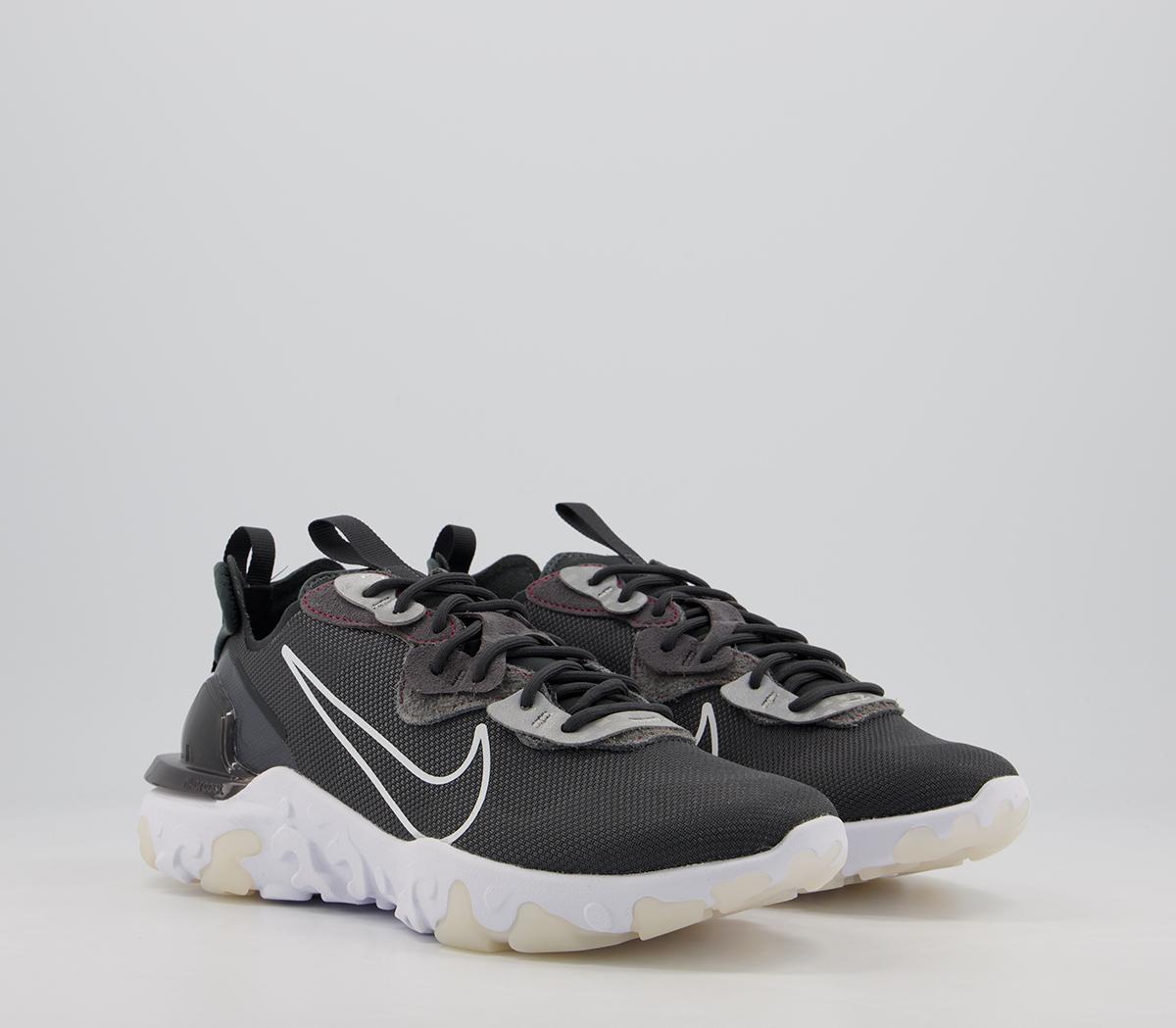 Nike Nike React Vision Trainers Anthracite White Univ Red - Junior