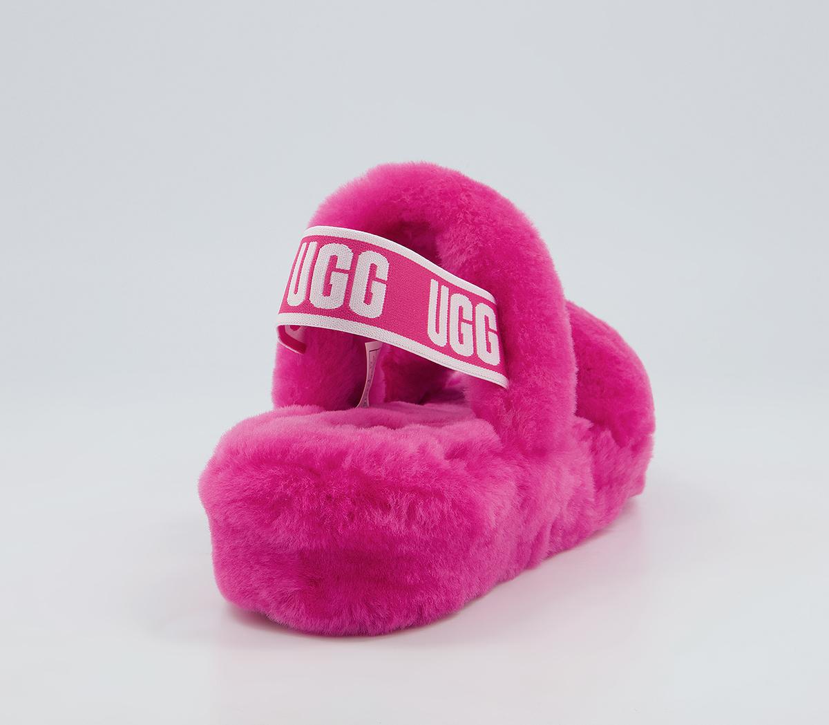 UGG Oh Yeah Slippers Berry - Flat Shoes for Women